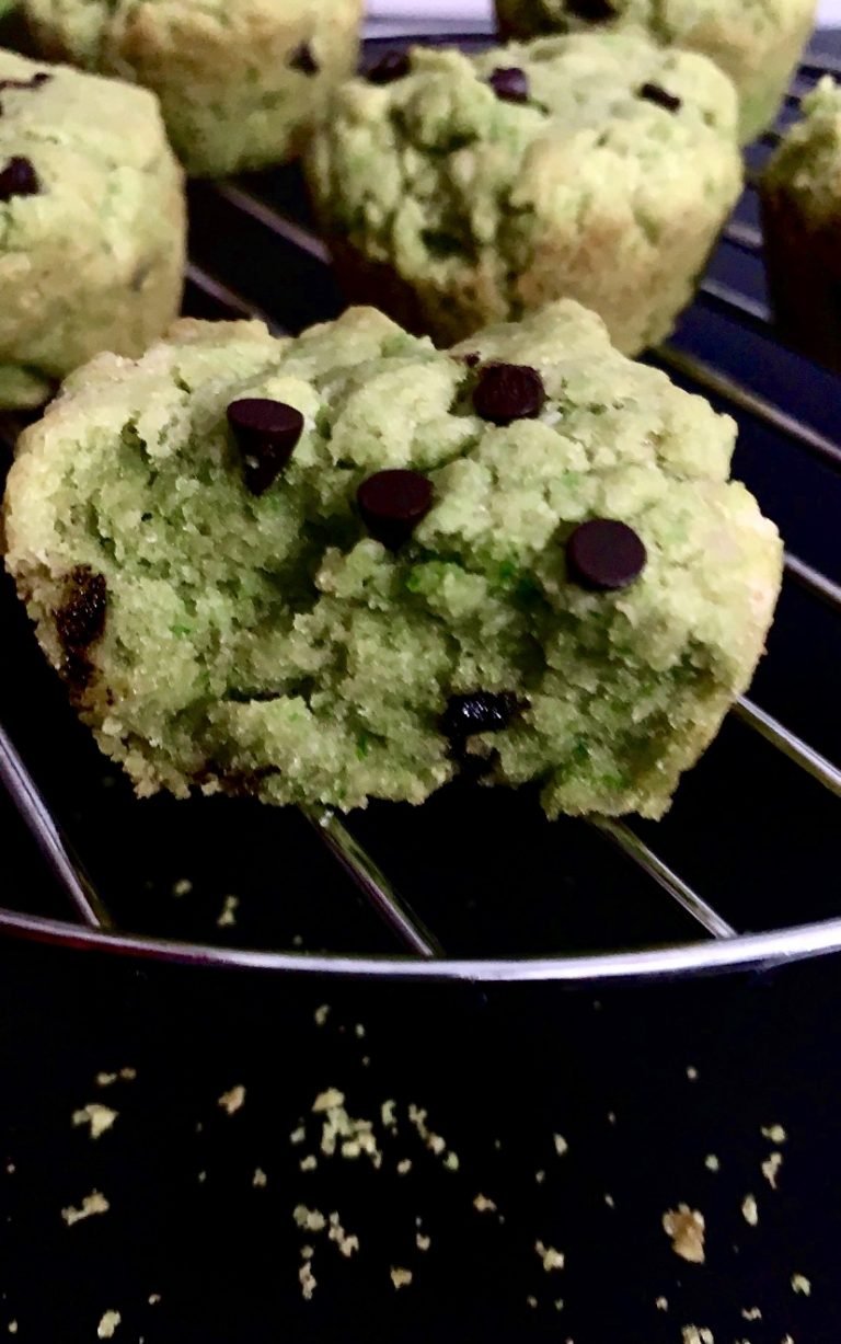 Mint Chocolate Chip Muffins