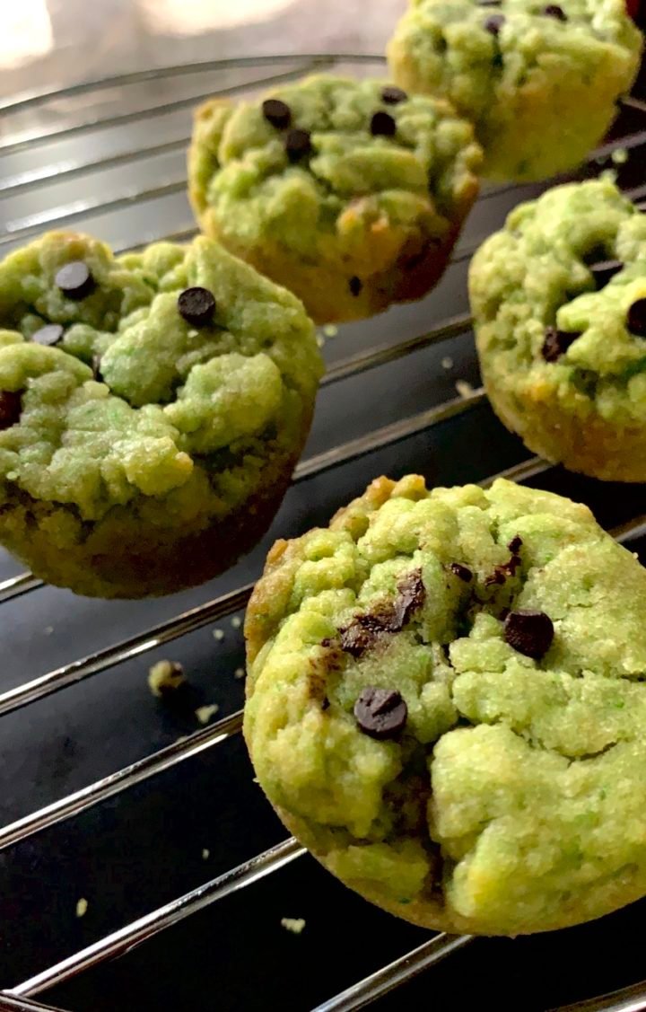 Mint Chocolate Chip Muffins