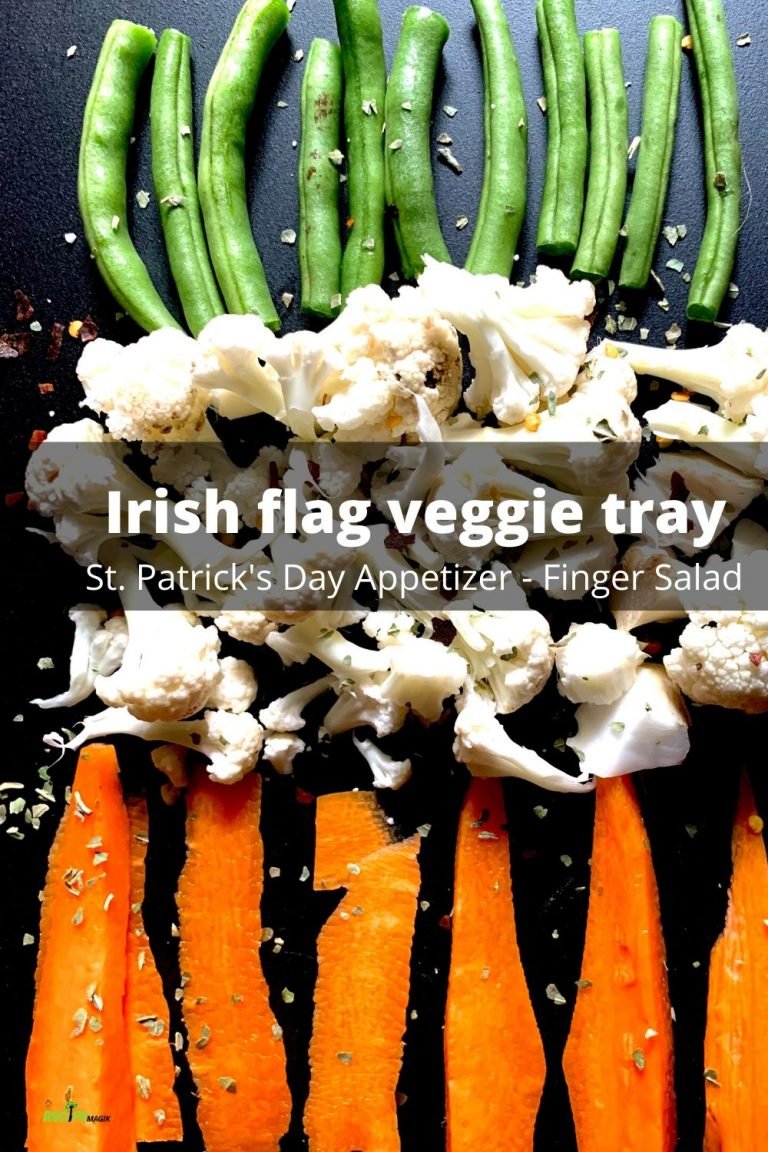 Irish Flag Veggie Tray - Irish Vegetarian Starters