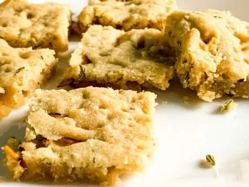 Apple Fennel Shortbread Cookies - Fall Buttery Goodness!