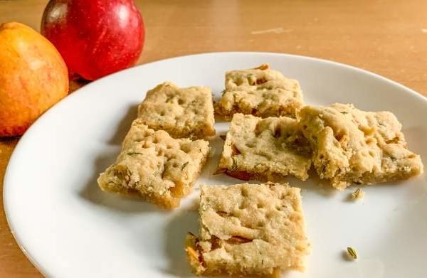 Apple Fennel Shortbread Cookies - Fall Buttery Goodness!