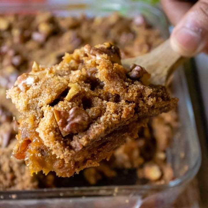 Sweet Potato Casserole with Walnut and Brown Sugar Crumble Topping