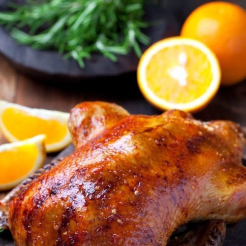 Crispy Whole Roasted Duck