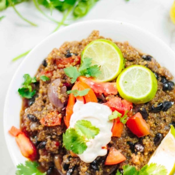 Quinoa and Black Beans (Vegan)