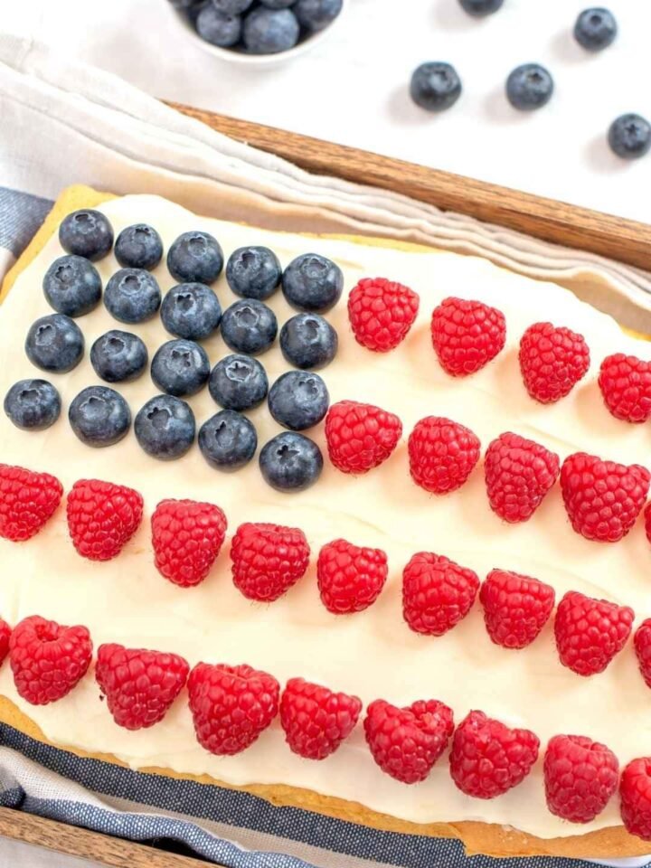American Flag Brownies - RecipeMagik