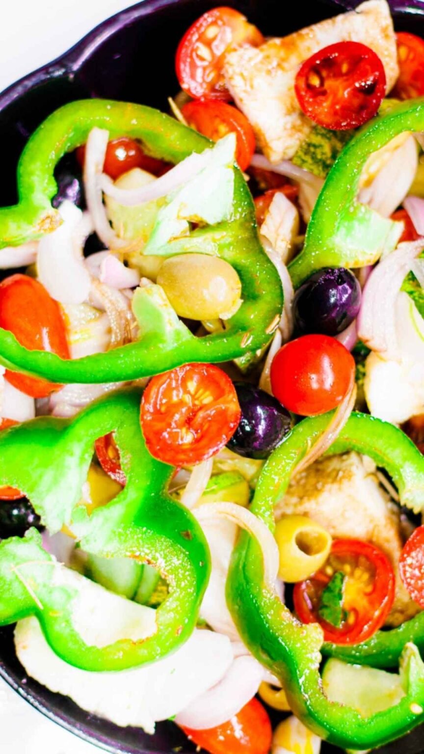 Authentic Greek Salad (Horiatiki/ Xoriatiki