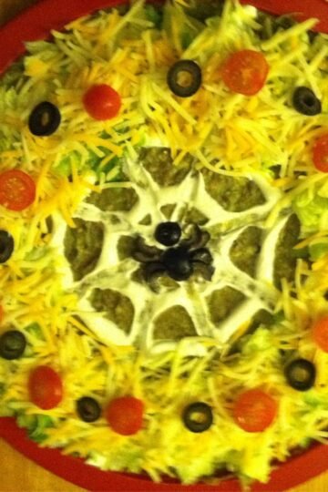 Spider Web Taco Dip