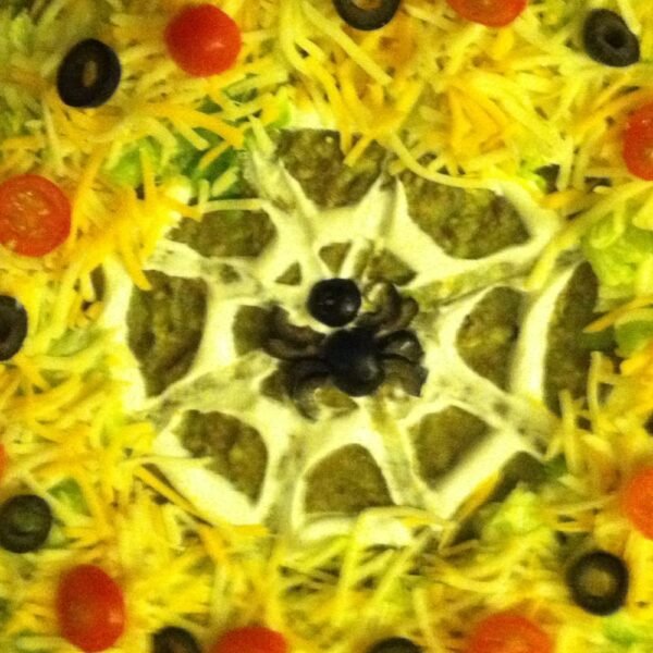Spider Web Taco Dip