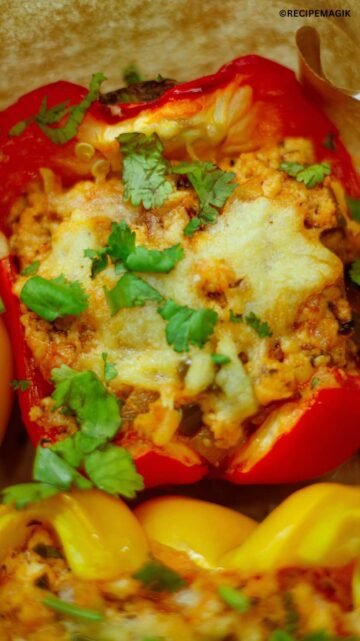 Cottage Cheese Stuffed Peppers