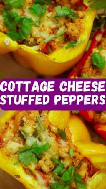 Cottage Cheese Stuffed Peppers