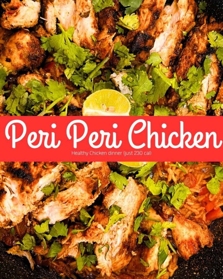Peri Peri Chicken and Rice Recipe with homemade Peri Peri Sauce