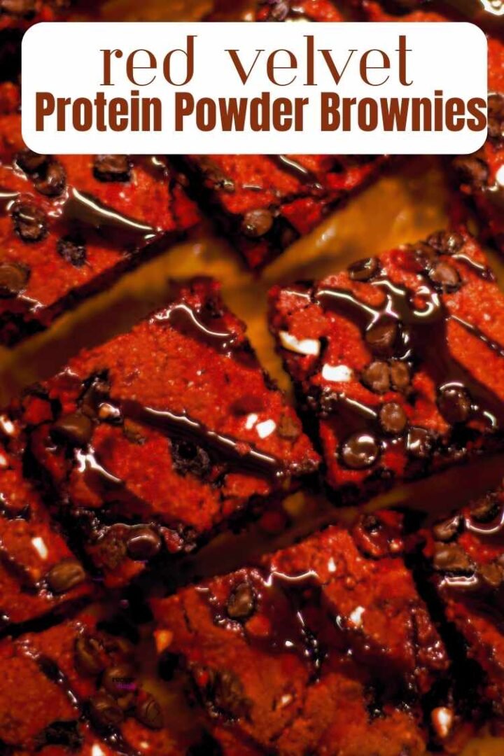 Red Velvet Protein Brownies | Flourless High Protein Brownies | Keto