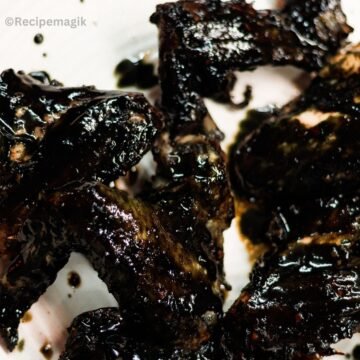 Halloween 'Bat' Chicken Wings Recipe