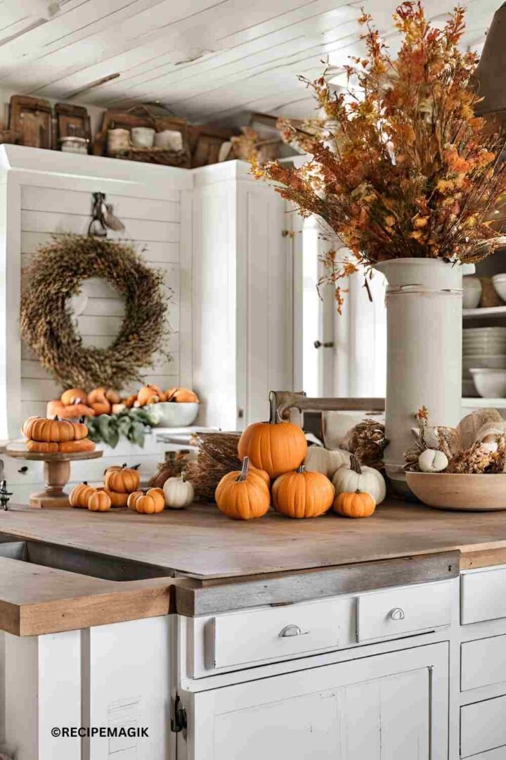 50 Fall Farmhouse Kitchen Decor which are minimal and neutral 🍁