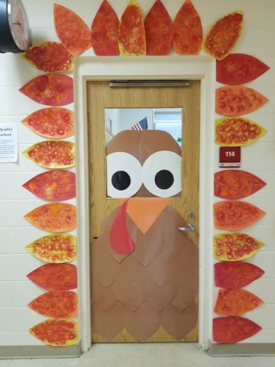 Thanksgiving Classroom Door And Bulletin Boards - RecipeMagik