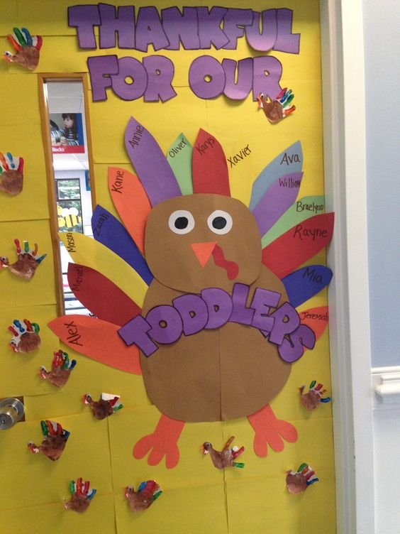 Thanksgiving Classroom Door And Bulletin Boards - RecipeMagik