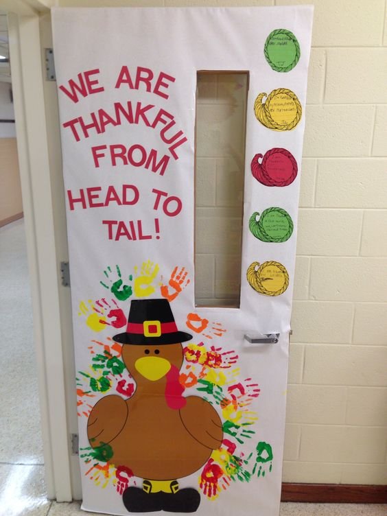 Thanksgiving Classroom Door And Bulletin Boards - RecipeMagik