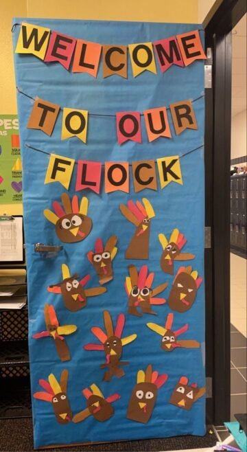 Thanksgiving Classroom Door and Bulletin boards