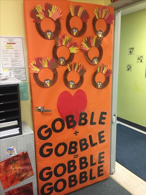 Thanksgiving Classroom Door And Bulletin Boards - RecipeMagik