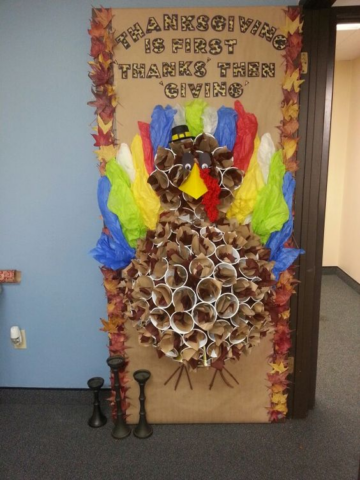 Thanksgiving Classroom Door and Bulletin boards