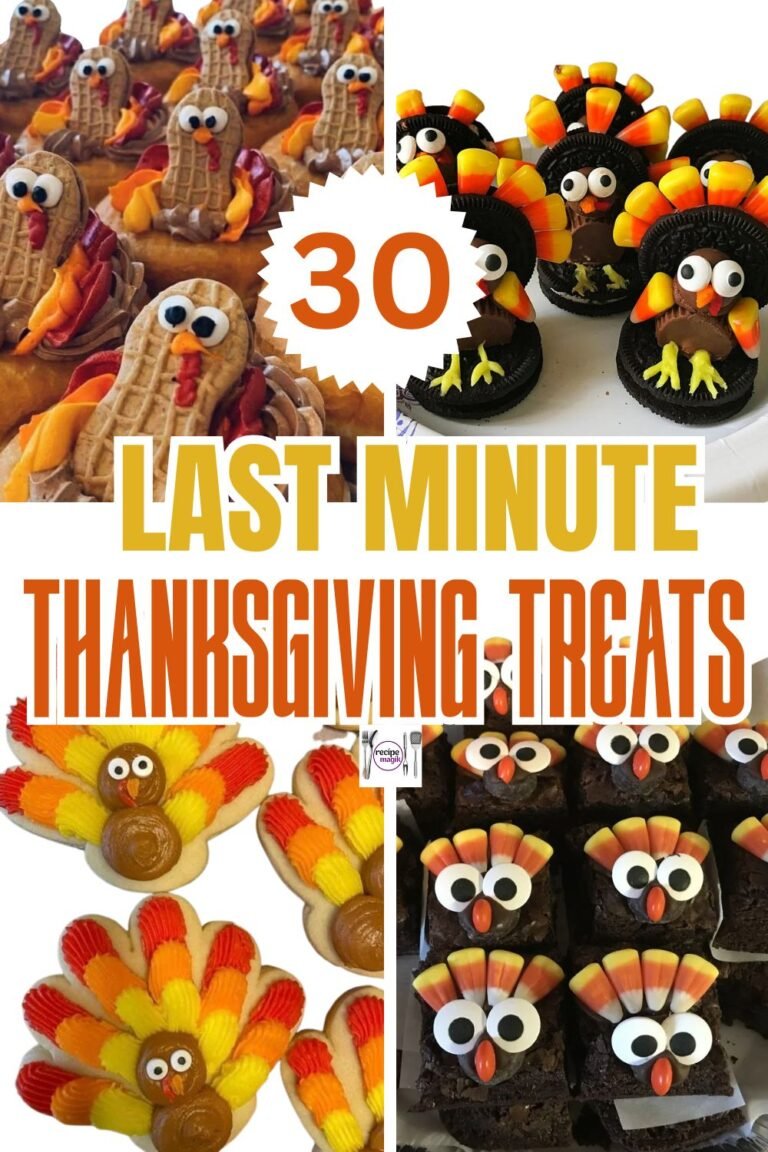 Last Minute Thanksgiving Treats everyone will love